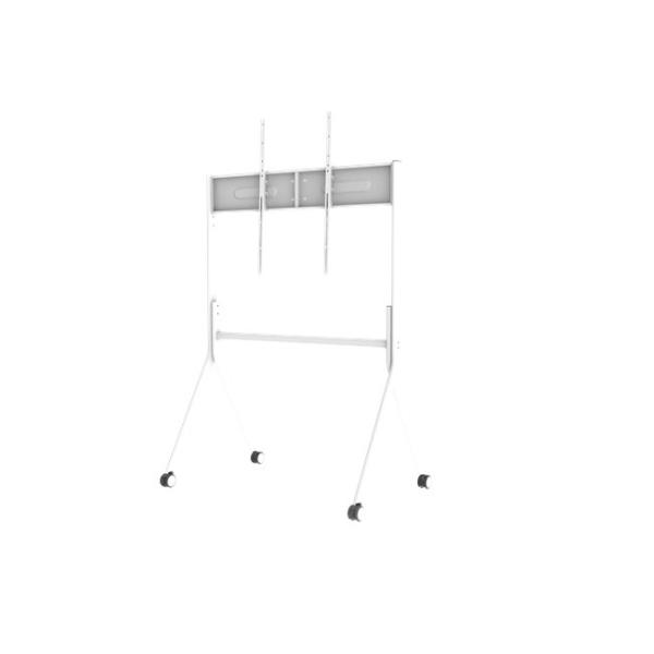 Quality Adjustable Height LED Flat Screen Cart Mobile Tv Mount For 65" To 110" Flat for sale
