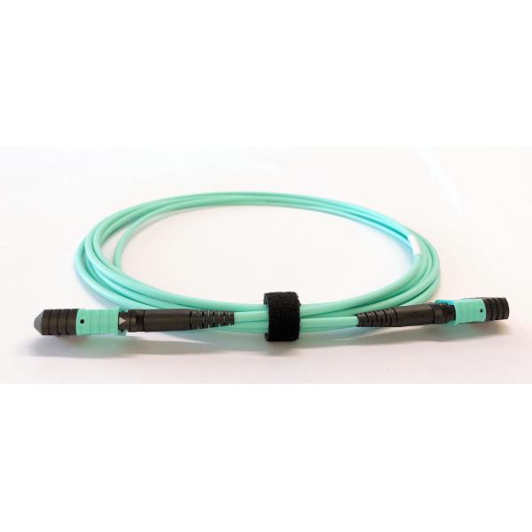 Quality Data Center 8 Fibers OM3 MTP MPO Patch Cord for sale