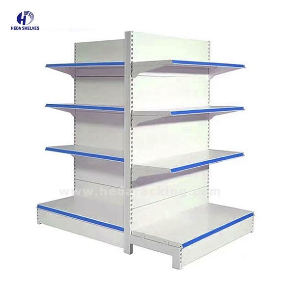 Quality Wooden Supermarket Racks Indoor Library Heavy Duty Industrial Shelving Units for sale