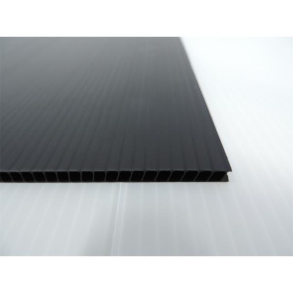 Quality Reusable ESD Corrugated Plastic Sheet , Black Corrugated Plastic Board for sale