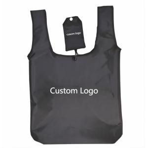 Quality Customized Fold Away Grocery Bag Polyester Strawberry Folding Bag Environmental for sale