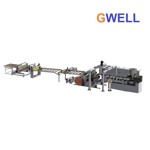 Quality PLC Controlled High Capacity Board Extrusion Line With Crusher Auxiliary System for sale