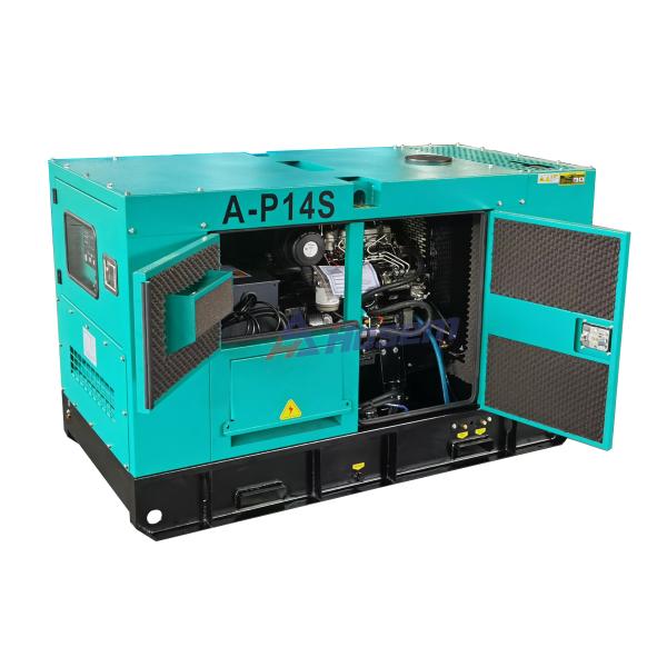 Quality Perkins A-P14 Diesel Generator Set 400/230V 1500 Rpm 10kW Prime Power Low Noise Level At 7 Meters for sale