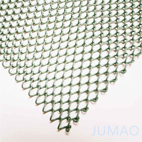 Quality Green Glavanized Stainless Steel Metal Mesh Curtains Coil Drapery for sale
