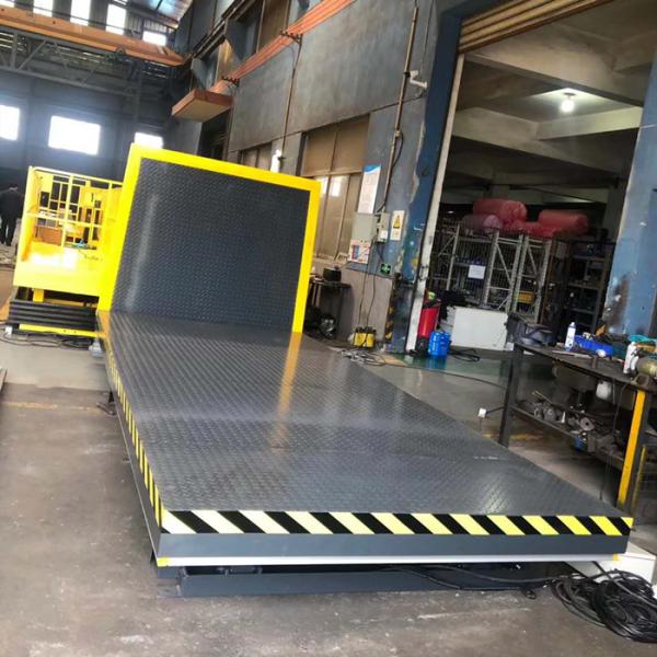 Quality Warehouse Hydraulic Dock Lift With Super Length Electric Lip 1550mm for sale