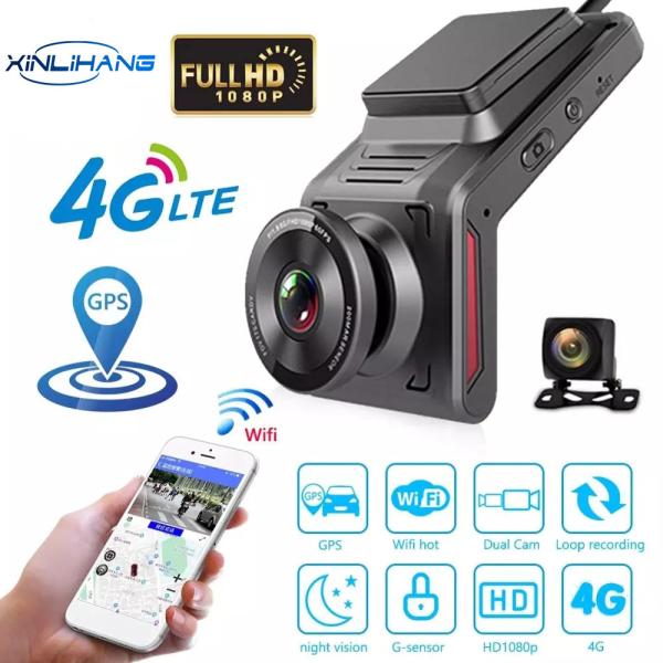 Quality 4G WiFi Car DVR Smart Android Dash Cam GPS With Rearview Support APP Control for sale