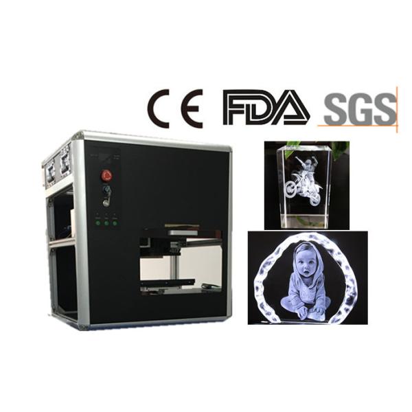 Quality 4000HZ 3D Glass Crystal Laser Engraving Machine 532nm Green Laser for sale