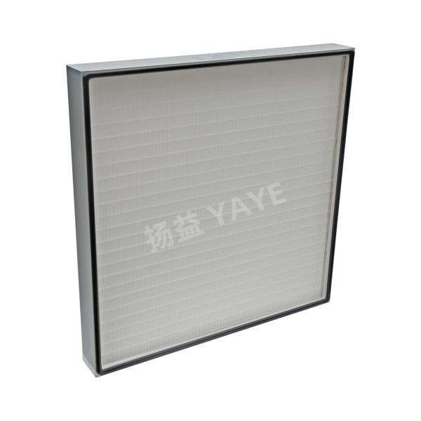 Quality YAYE 305×915×90mm HEPA Air Purifier Filter , High Temp HEPA Filter With Top Tank Seal for sale