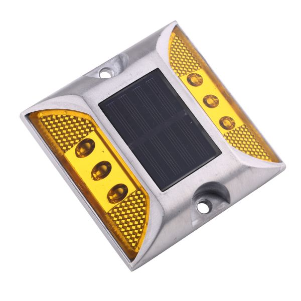 Quality Yellow Square 1.2V 600MAH Cat Eye Solar Light , Solar Raised Pavement Marker for sale