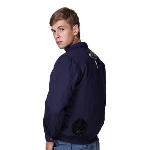 Quality Outdoor Work Custom Knitted Cooling Jacket with Semiconductor Device Cooling Fan for sale
