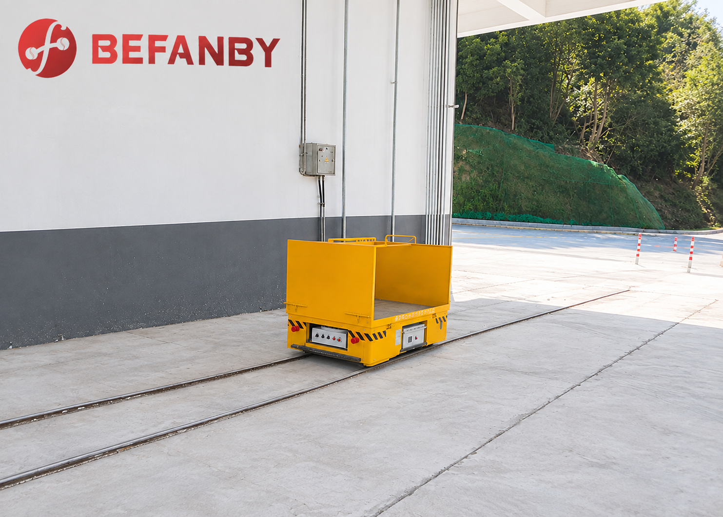 Quality 0.4 Ton Battery With Protective Plates On Both Sides Transfer Cart for sale