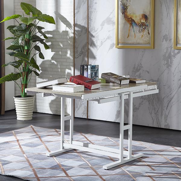 Quality Kitchen Baking Varnish Pure Metal 140cm Width Convertible Shelf Table for sale