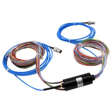Quality Hybrid Slip Ring 24 Circuits with Low Electrical Noise for sale