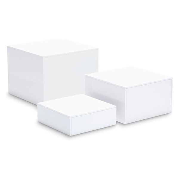 Quality Wholesale Clear Acrylic Display Cubes Food Display Stand For Weddings Birthdays for sale