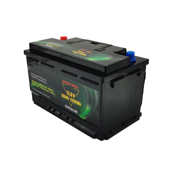 Quality 1000CCA BMS 12V Deep Cycle Battery 100ah Lifepo4 Auto Battery For Car Starting for sale