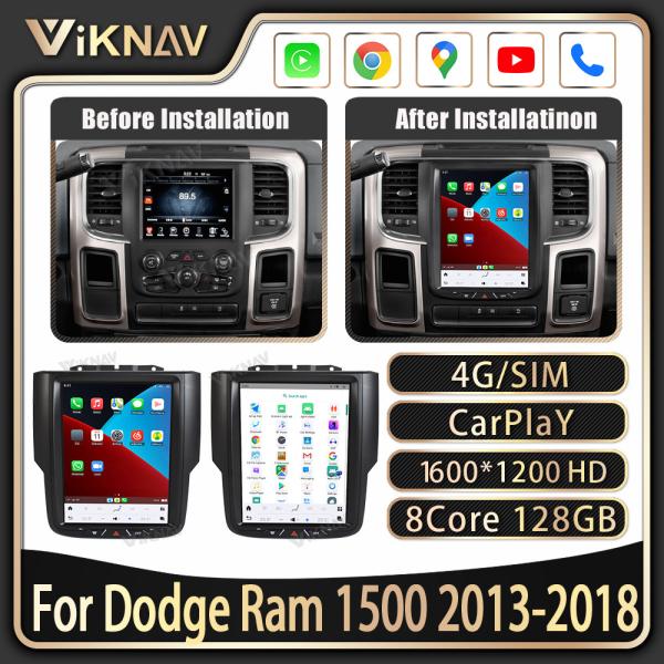 Quality 8 Core 10.4'' Android Car Radio Player For Dodge Ram 1500 2013 - 2018 for sale