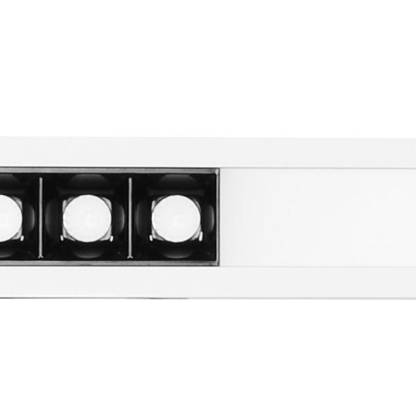 Quality High Lumen IP20 Indoor Linear Ceiling Light Fixtures Pure White 3030 SMD for sale