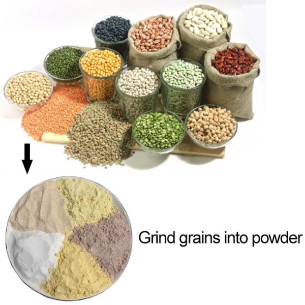 Quality Accurate Grinding Industrial Grain Grinder Machine 220V With Adjustable Gap for sale