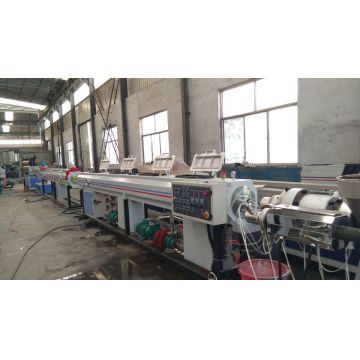 Quality Single Screw Three Layer Plastic Pipe Extrusion Line PE HDPE LDPE Pipe Making for sale