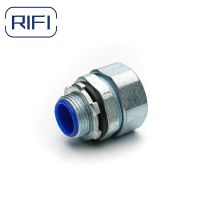 Quality 20mm 25mm connector Metalico Recto Flexible Conduit Connector for sale