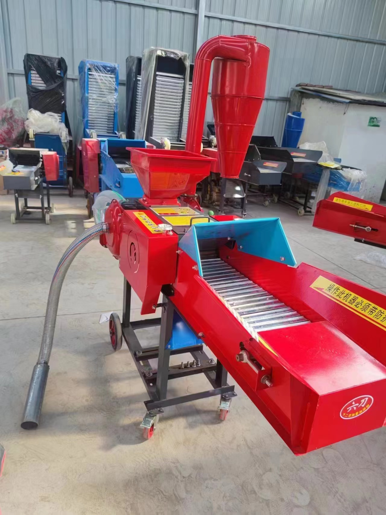 Cow Goat Hay Chopper Machine Straw Silage Chaff Cutter Machine Fodder ...