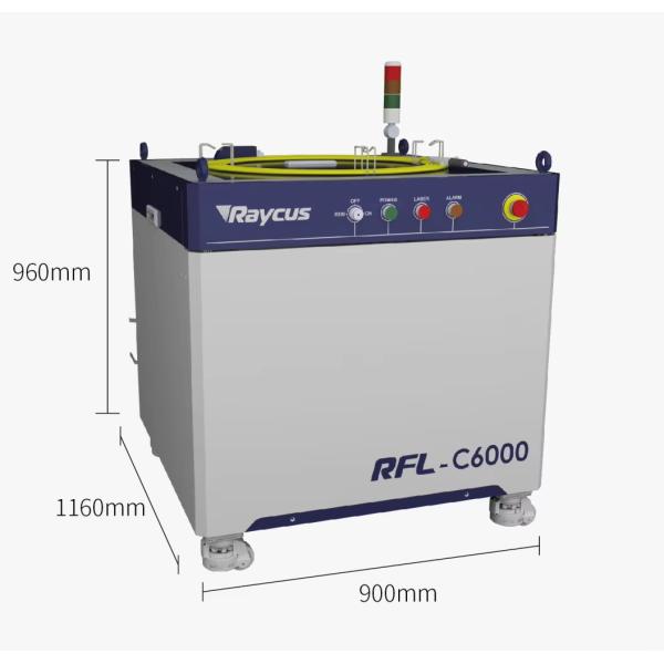 Quality Fiber Laser Power Source , Raycus Laser Sources 6000w for Cutting and Welding for sale