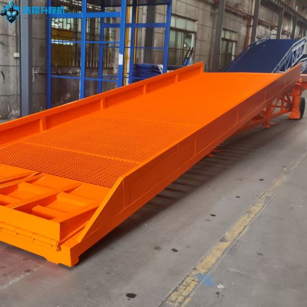 Quality 6-15 Ton Portable Mobile Dock Leveler Warehouse Forklift Truck Loading Dock Ramp for sale