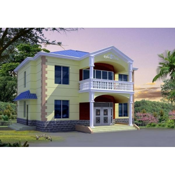 Quality CE Certificate Prefab Steel House , Light Steel Structure House Villa for sale