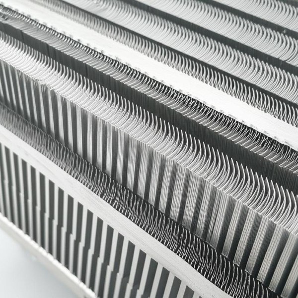 Quality Fin Density 100 to 2000 Fins per Inch Fin And Tube Heat Exchanger with Anodizing Surface Enhancing Thermal Conductivity for sale