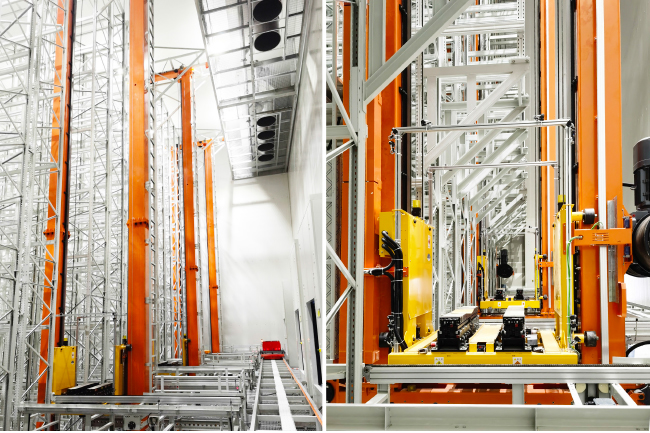 Cold Storage Warehouse Pallet Stacker Crane ASRS Logistics Center Automatic Storage And Retrieval System