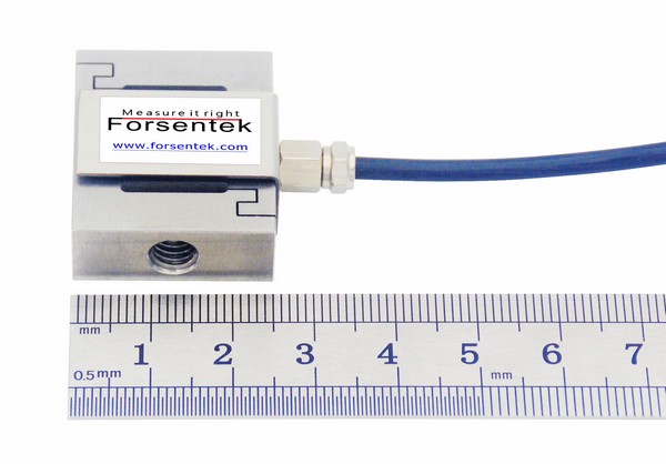 Miniature tension load cell with M6 mounting hole