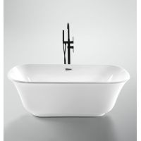 Quality Structure Freestanding Tub Flexible Hot Tub Acrylic Bathtub with Outer Frame and for sale
