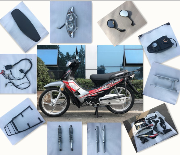 Quality HJ110 DY110 Electric Motorcycle Parts Gas Scooters Customization Service for sale