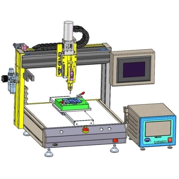 Quality Three Axis Platform Plastic Heat Staking Machine with RS-485 and Ethernet for sale