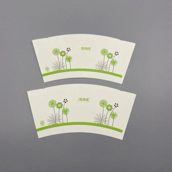 Quality High grade Paper Cup Fan made from food safe wood pulp paper with flexo printing options and available in various sizes for sale