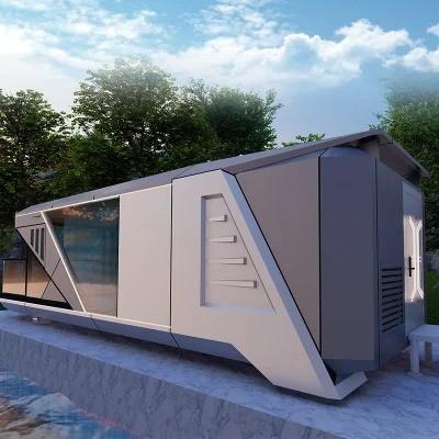 Quality Portable Camping Capsule Villas Maison Prefabriquee Casas Prefabricadas for sale