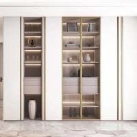 Quality High Glossy And Matt 70cm Living Room Furniture Plywood Wardrobe And Dressing for sale