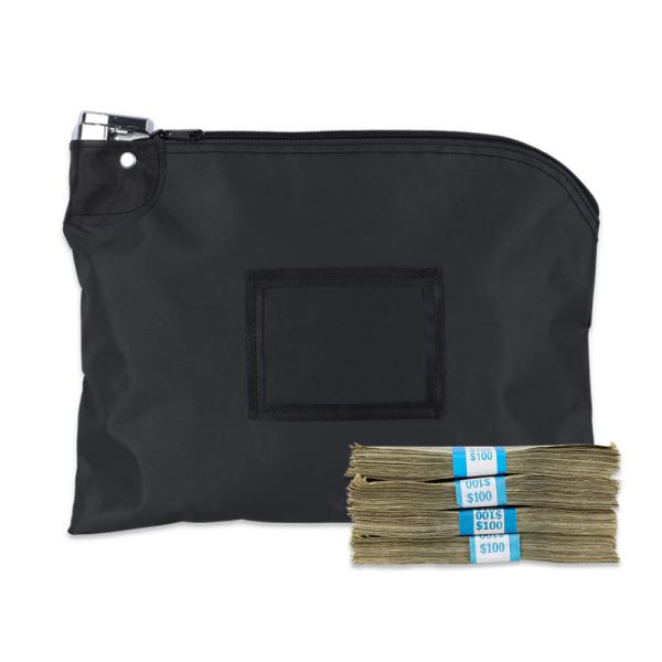 Quality LAMINATED NYLON LOCKING DEPOSIT BAGS - 12W X 9H - READY TO SHIP for sale