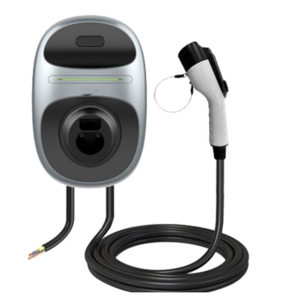 Quality RDC Grey Color AC 3.5KW 7KW 11KW 22KW TYPE1 TYPE2 GBT Wall Mounted EV Charger With WIFI And 4G for sale