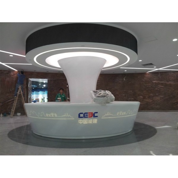 Quality Semi Circle Airport Reception Desk for sale