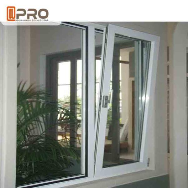 Quality Inward Opening Aluminum Clad Casement Windows Power Coating Surface Treatment for sale