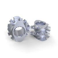 Quality 316L SEM Screw Element Twin Screw Parts Spline Connection For Plastic Rubber for sale