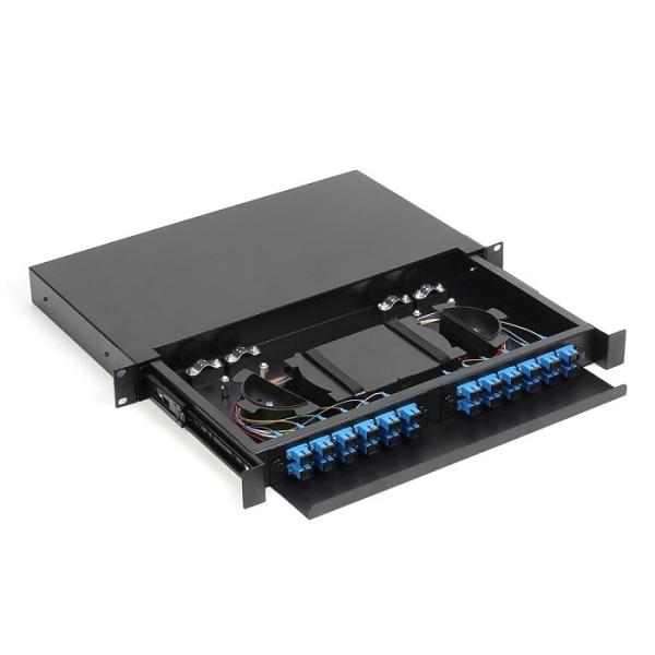 Quality 12 to 144 Ports 19 Inch Rack Mount Slidable ODF With SC LC Interface for sale