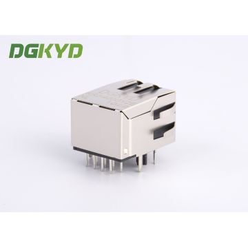 Quality Industrial Panel Mount modular jack cat6 rj45 with Internal Magnetics , for sale