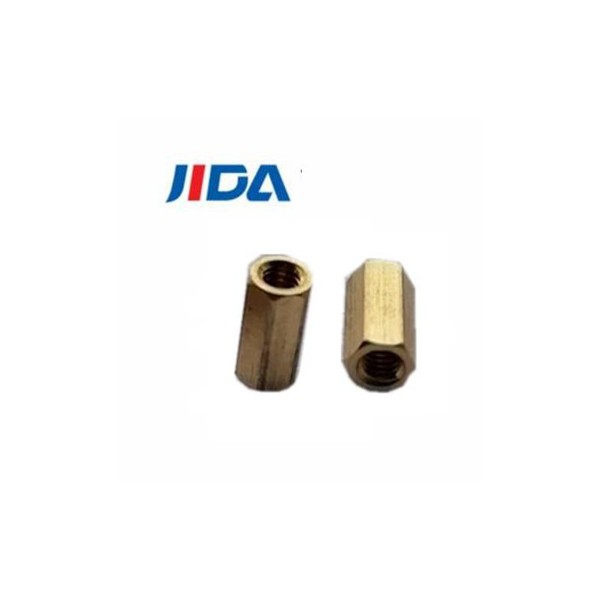 Quality Long Coupling Hex Nut Screws Galvanized Brass M12 1.25 Bolts DIN6334 for sale