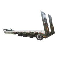 Quality Heavy Equipment Transport Versatile Lowbed Trailer with ABS Anti-lock Braking for sale