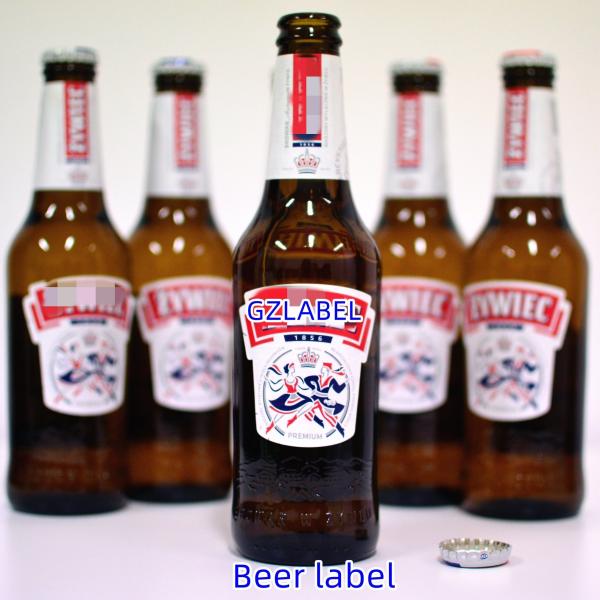 Quality 16. Custom Beer Bottle Labels with Local Glue Removal for Easy Application for sale