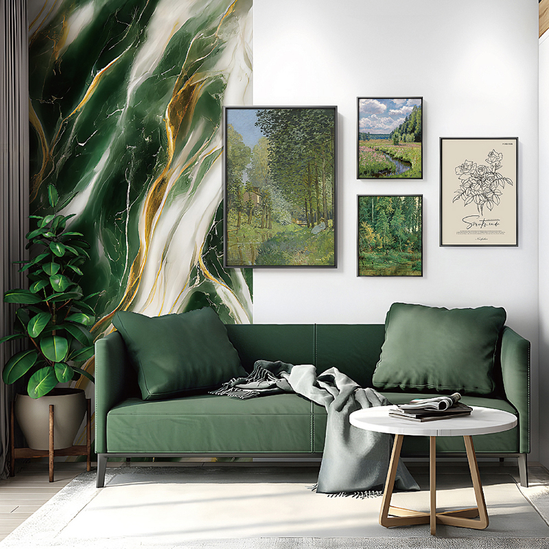 Quality High Glossy Interior Wall Pvc Sheets for Modern Decoration for sale