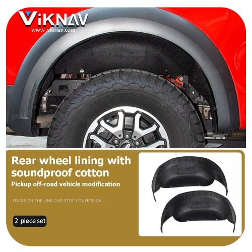 Quality Viknav for Ford F150 2024 Wheel Well Liners Rear Guards Mud Flaps Accessories for sale