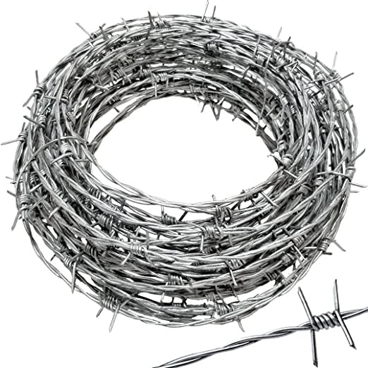 Quality Anti Alkali Military Security hot dipped galvanized Barbed Wire Fencing for sale